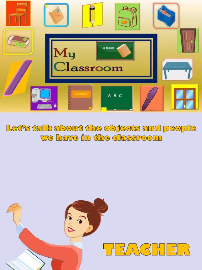 Classroom Objects Boardgames Fun Activities Games 144402 | PDF