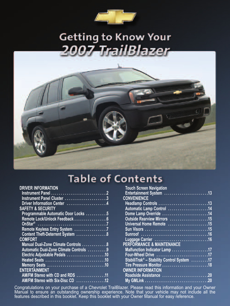 Sitemapcdatahttpsthereferenznet2009 Chevy Trailblazer Specs