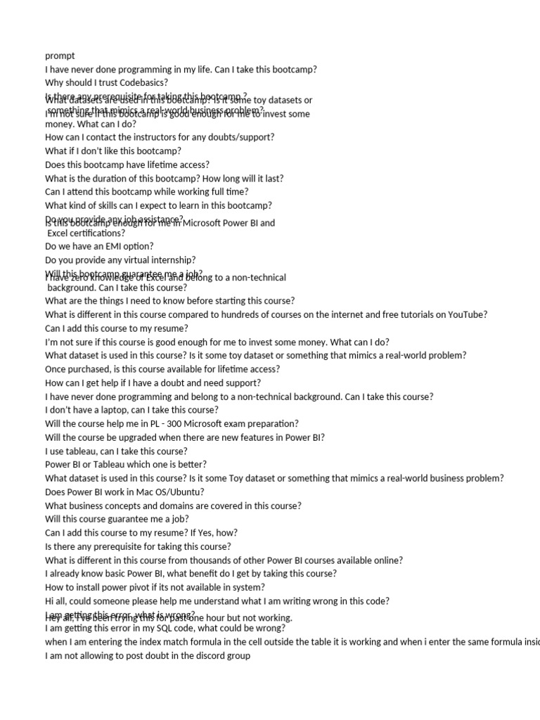 Codebasics Excel Bootcamp Overview | PDF | Microsoft Excel | Data Analysis