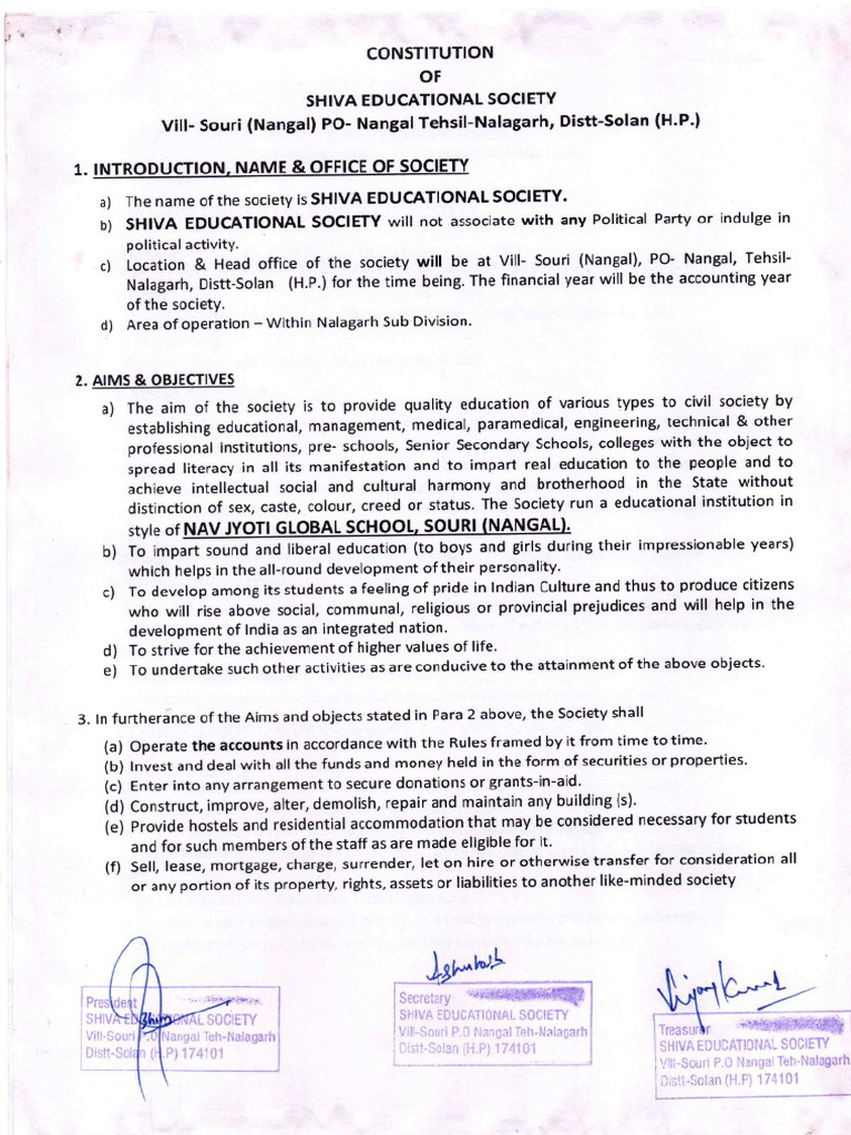 View Uploaded Bye Laws | PDF