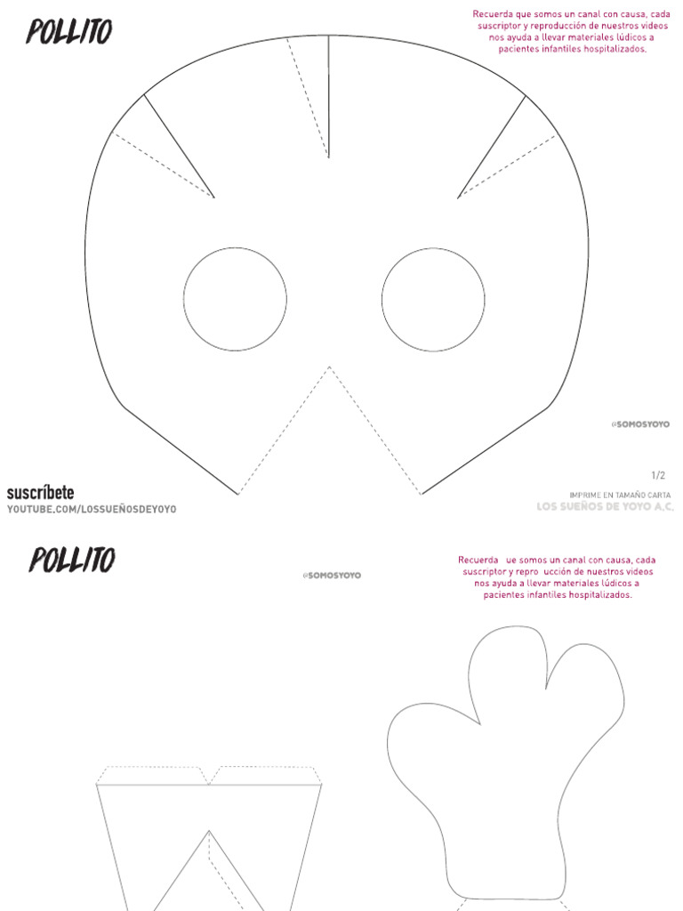 Mascara Pollito Primavera | PDF