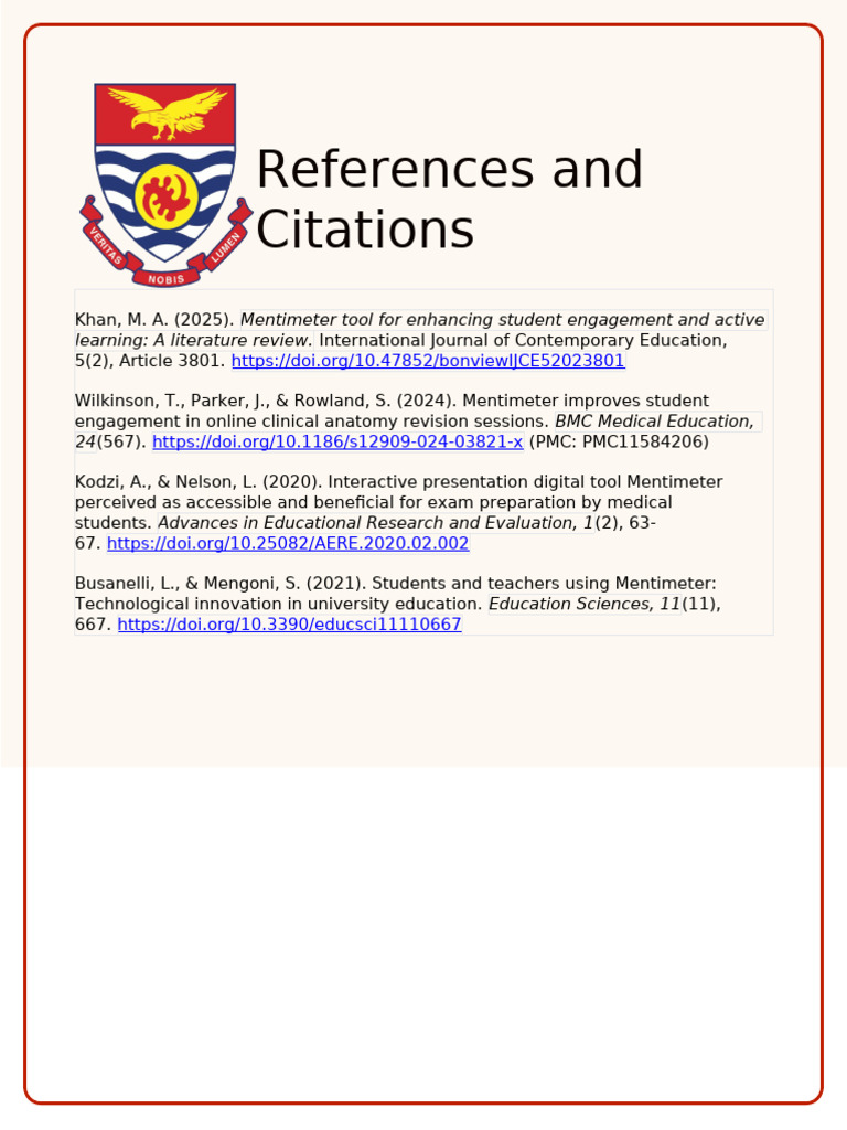 References and Citations | PDF