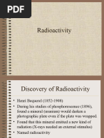 Radioactivity PDF | PDF | Radioactive Decay | Nuclear Physics