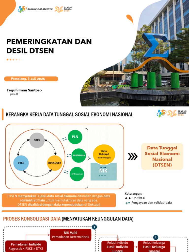 Pemeringkatan Dan Desil DTSEN Rev 2 | PDF