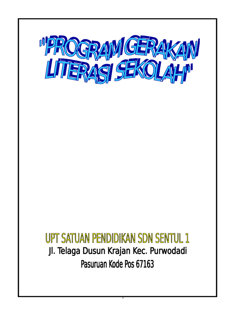 Program Literasi Sekolah | PDF