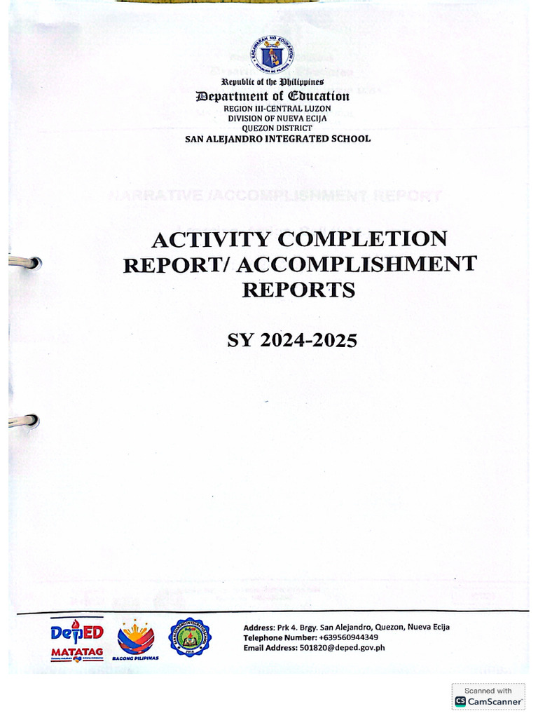Accomplishment Reports | PDF