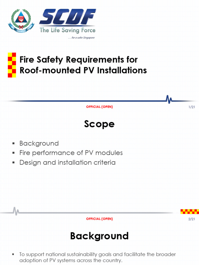 Fire Safety for Roof-mounted PV Systems | PDF | Fires | Building ...