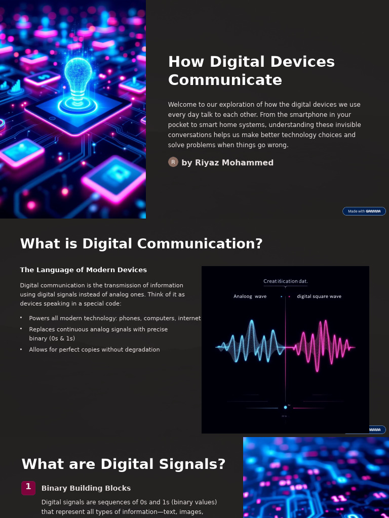 How Digital Devices Communicate | PDF | Digital Electronics | Communication