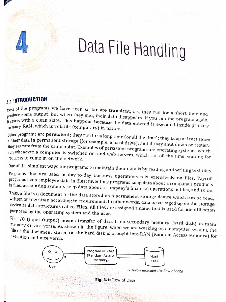 Data File Handling | PDF