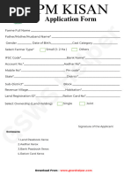 Pmkisan Form | PDF | Government