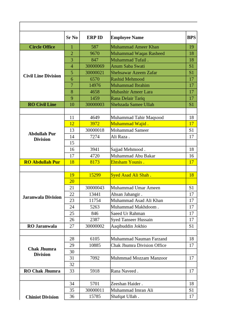 Employees-CM-CELL - Position Wise Detail - 11.07.2025 | PDF