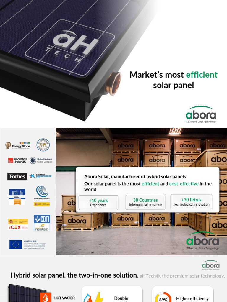 Abora Product en | PDF | Photovoltaics | Solar Power