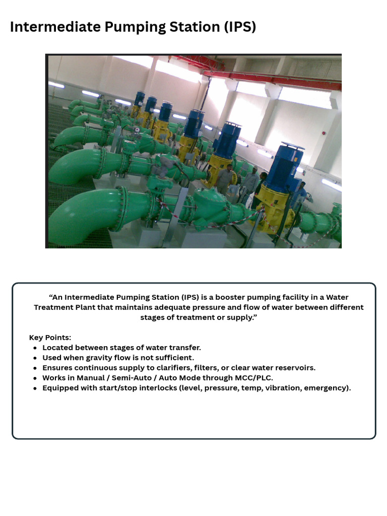 Intermediate Pumping Station | PDF