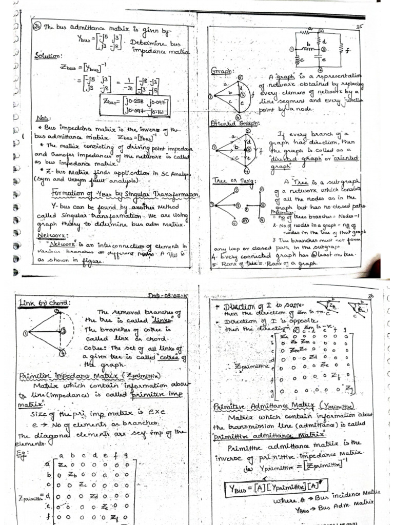 Singular Transformation Ybus | PDF