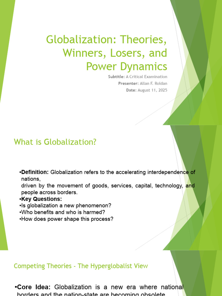 Globalization LESSON 2 | PDF | Globalization | Developing Country