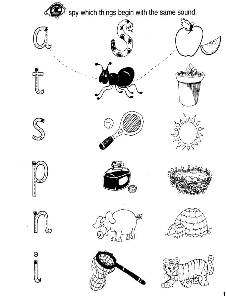Jolly Phonics Workbook 1-21 | PDF