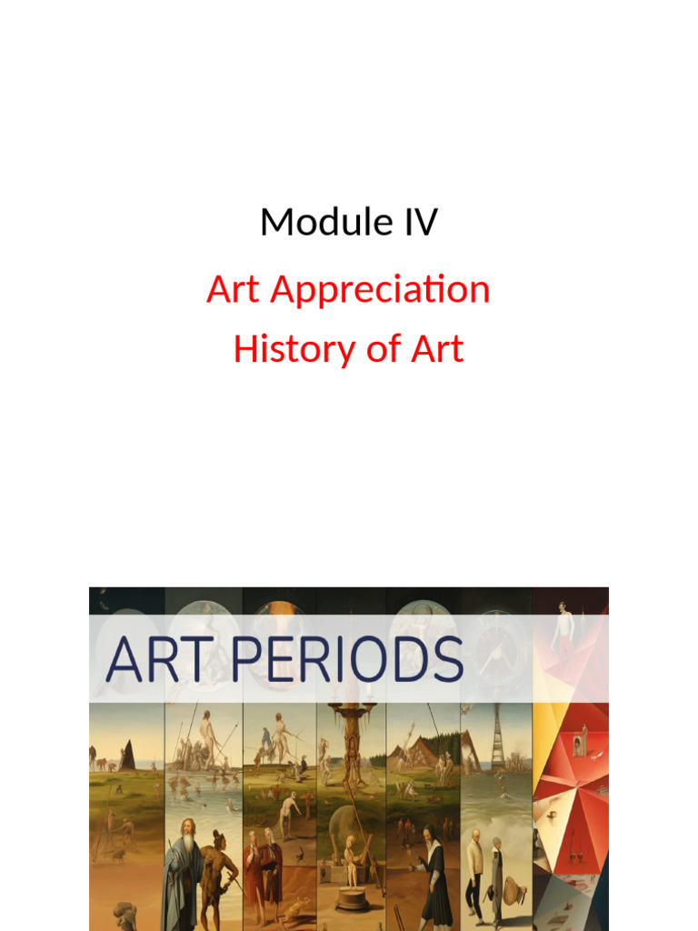 History of Art Periods Explained | PDF | Impressionism | Paintings