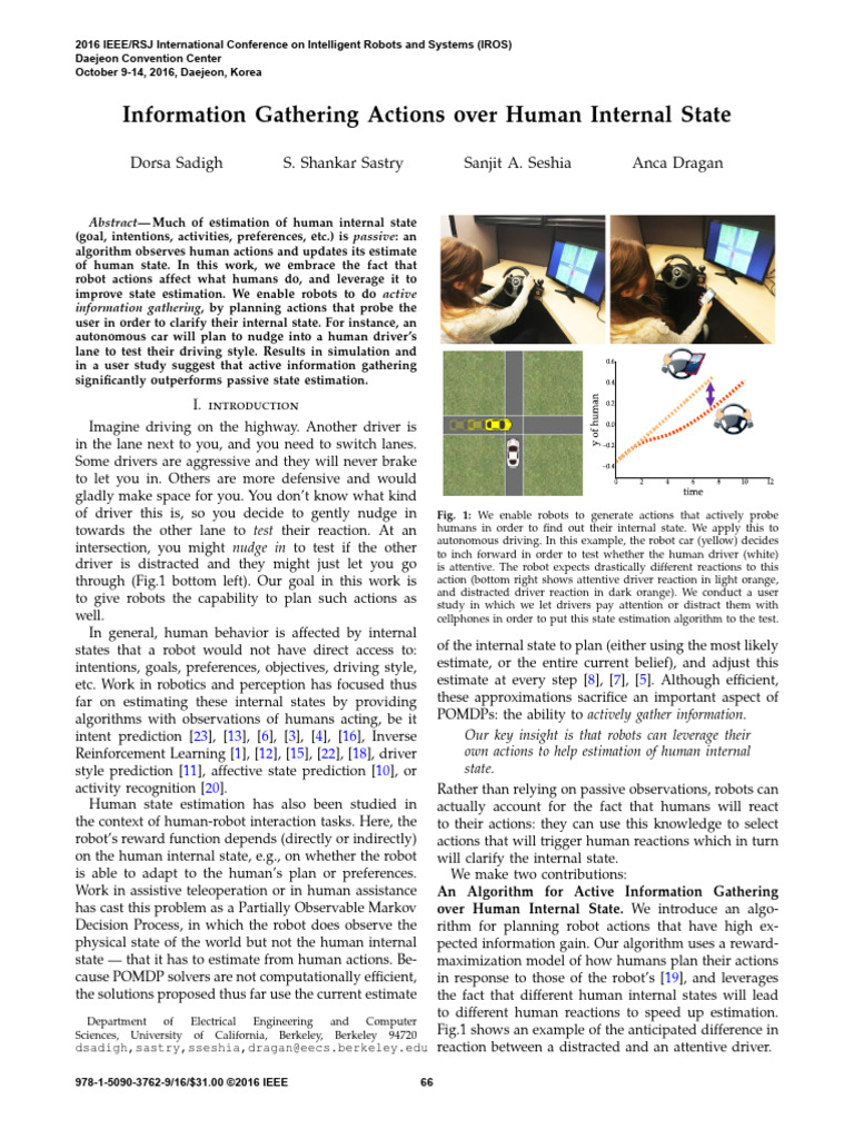 Active Information Gathering in Robotics | PDF | Simulation | Applied ...