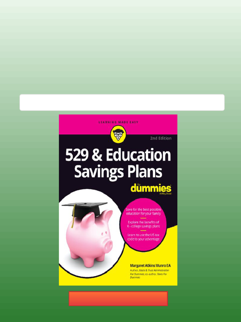 (Ebook) 529 & Education Savings Plans For Dummies by Margaret Atkins ...