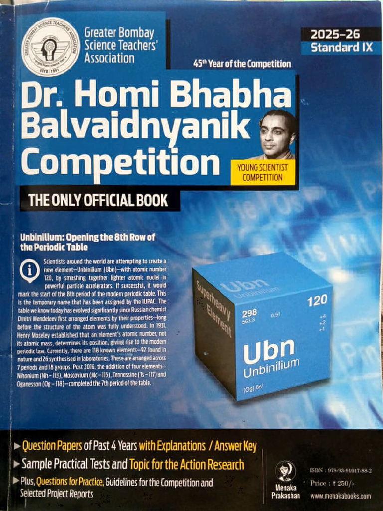 Homi Bhabha Book Class 9 | PDF