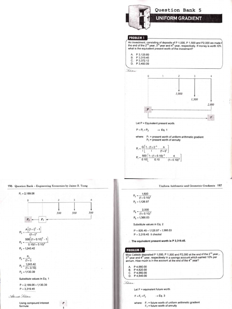 (Supplementary Notes 05) Uniform Arithmetic and Geometric Gradients ...