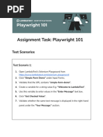 Playwright JS Automation Course Overview | PDF | Safari (Web Browser ...