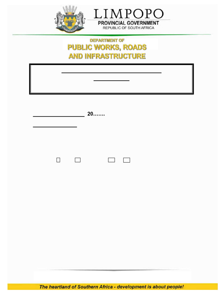 Limpopo Bursary Application Form | PDF