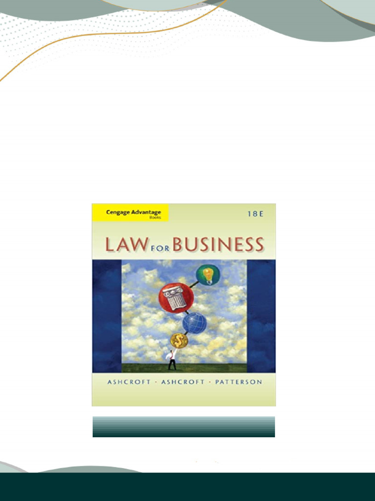 Solution Manual for Cengage Advantage Books Law for Business 18th ...