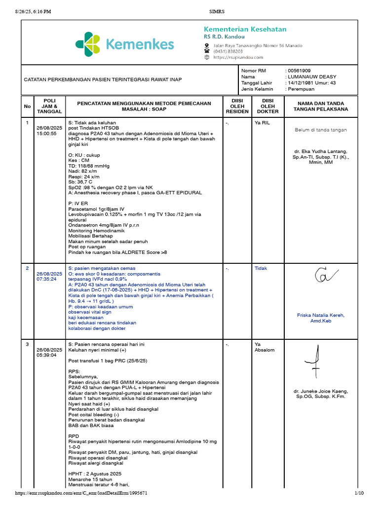 Berkas Ok Ibs 8.2 Dr. Eyl | PDF