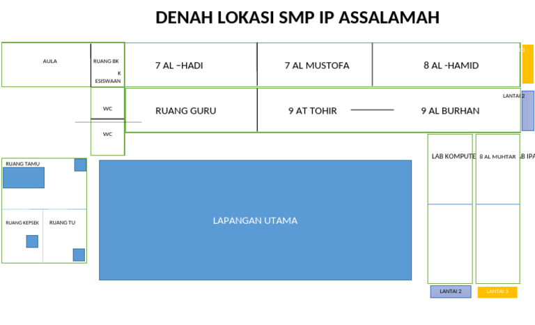 Denah Lokasi SMP IP Assalamah | PDF