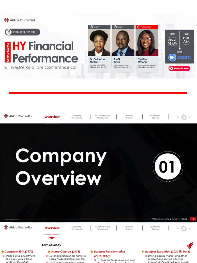 H1 2025 Investor Call Insights | PDF | Inflation | Capital Market