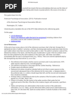 APA Referencing Abbreviations Guide | PDF