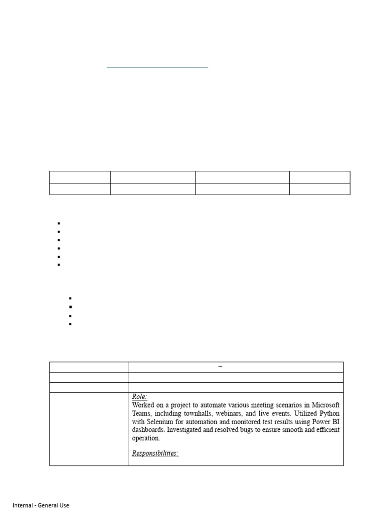 Varri Srinivasa Rao Resume | PDF | Selenium (Software) | Software ...