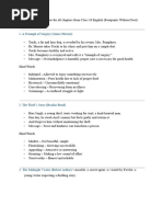 Class 10 English Mind Map Overview | PDF