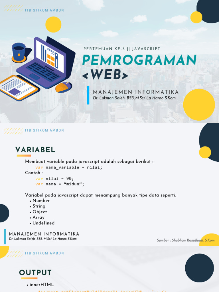 Pengenalan Java Script | PDF