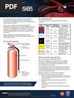 Fire Extinguisher Selection Chart | PDF | Chemical Substances | Fires