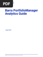 BARRAONE® | PDF | Analytics | Value At Risk