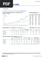 MSCI World Index Factsheet 2025 | PDF | Economies