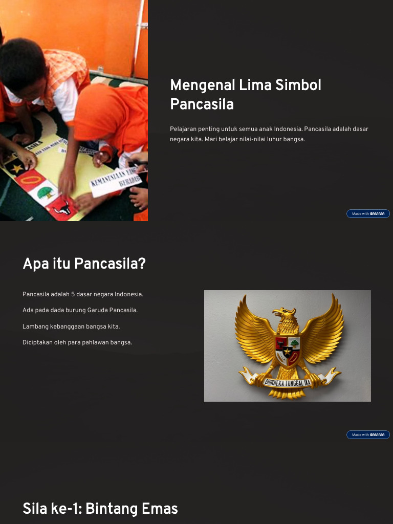 Mengenal Lima Simbol Pancasila | PDF