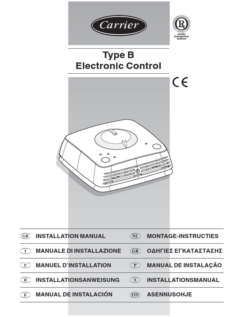 Control Electronco Tipo B | PDF | Electric Heating | Air Conditioning