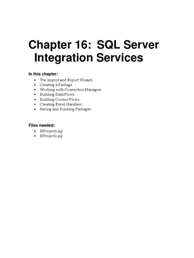 SSIS 2008 Tutorial | PDF SSIS 2008 Tutorial | PDF