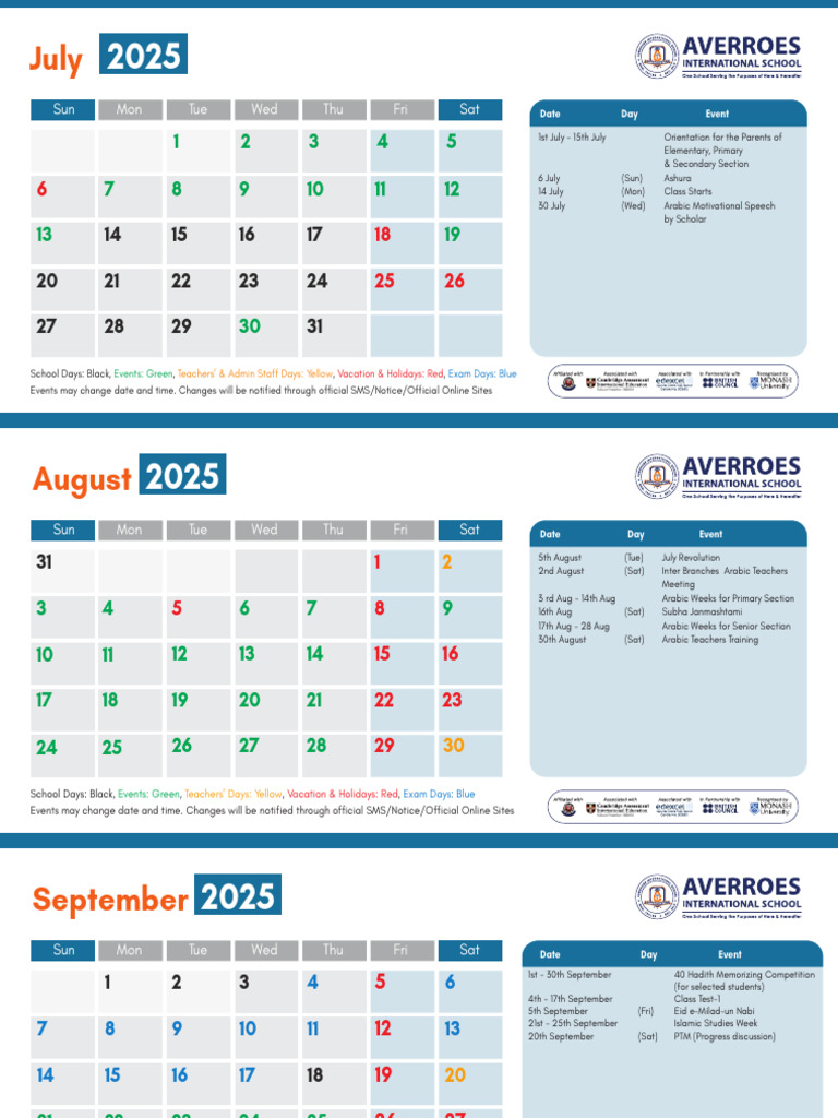 AISD - Academic Calendar 2025 2026 | PDF