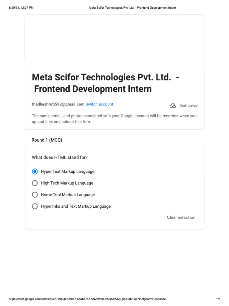frontend-quiz-meta-scifor | PDF