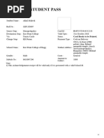 Sample Dummy Bus Ticket Format | PDF | Transport | Public Transport