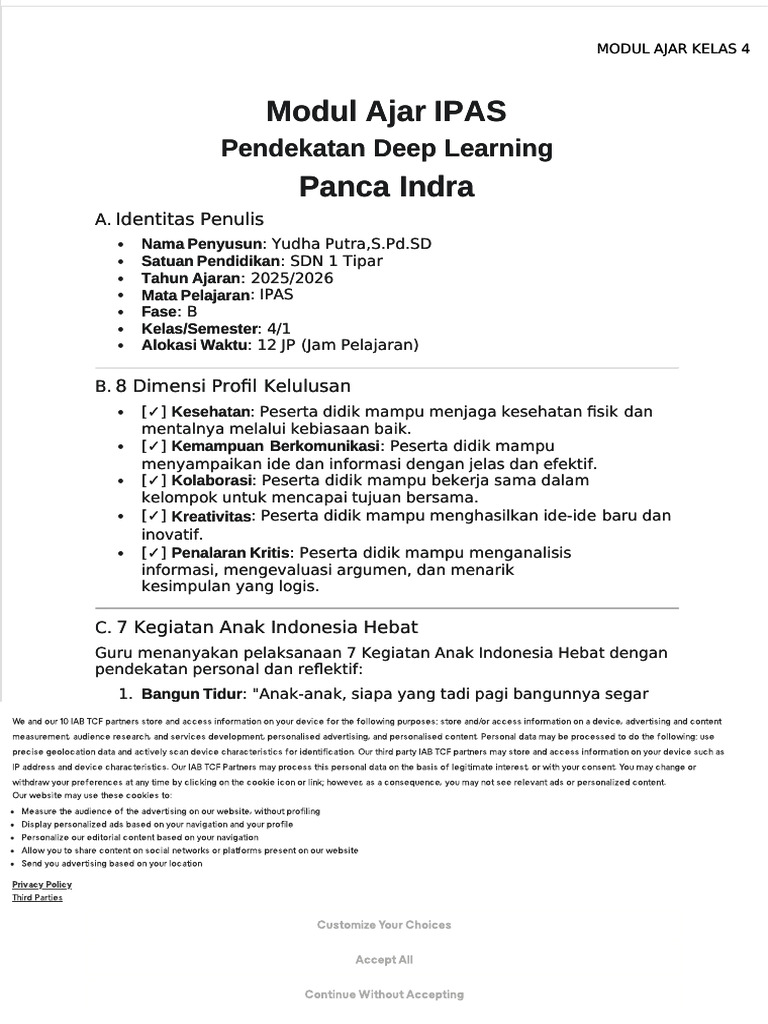 PDF p Classtruncatedtext Module Lineclamped 85ulhh Style Max Lines5modul Ajar Ipas Pendekatan ...
