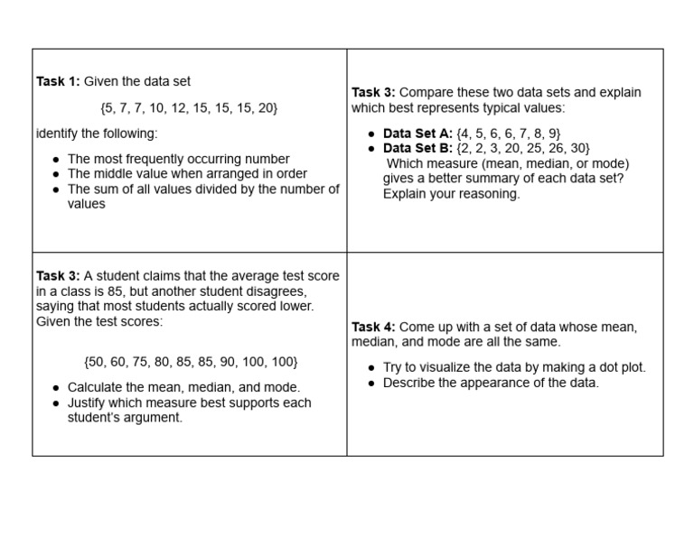 Data Analysis: Mean, Median, Mode Insights | PDF