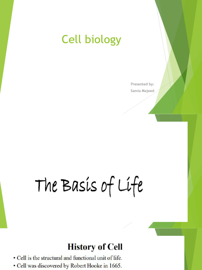 Cell Biology | PDF