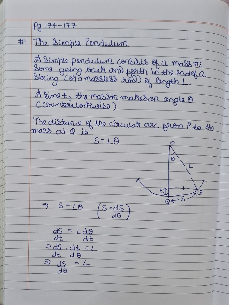 Simple Pendulum | PDF