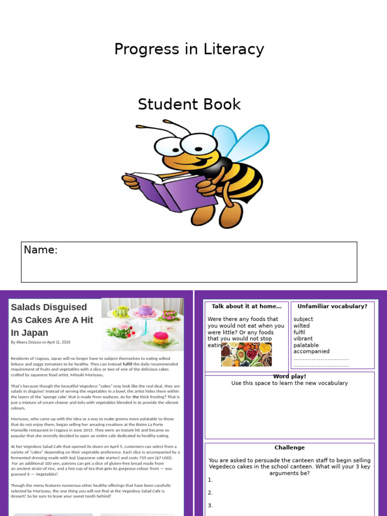 Year 7 Literacy Book | PDF | Japanese Cuisine | Zoo