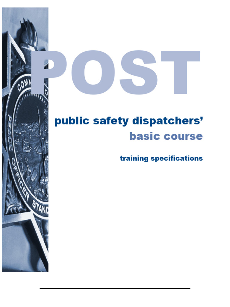 Dispatcher Basic Course | PDF | Domestic Violence | Crimes